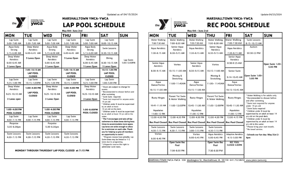 Marshalltown YMCA-YWCA – Building Better Communities